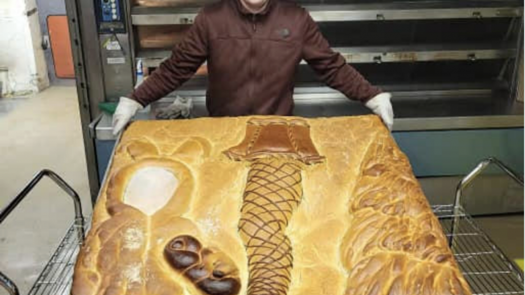 Bread as Art: Mancini’s Bakery Celebrates with a Festive Masterpiece ...